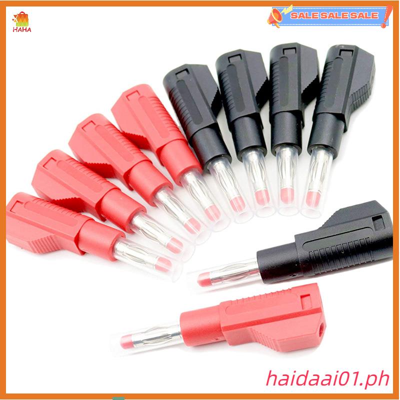 haidaai01.ph*10 Sets Retractable Sheath 4Mm Banana Plug Connectors ...