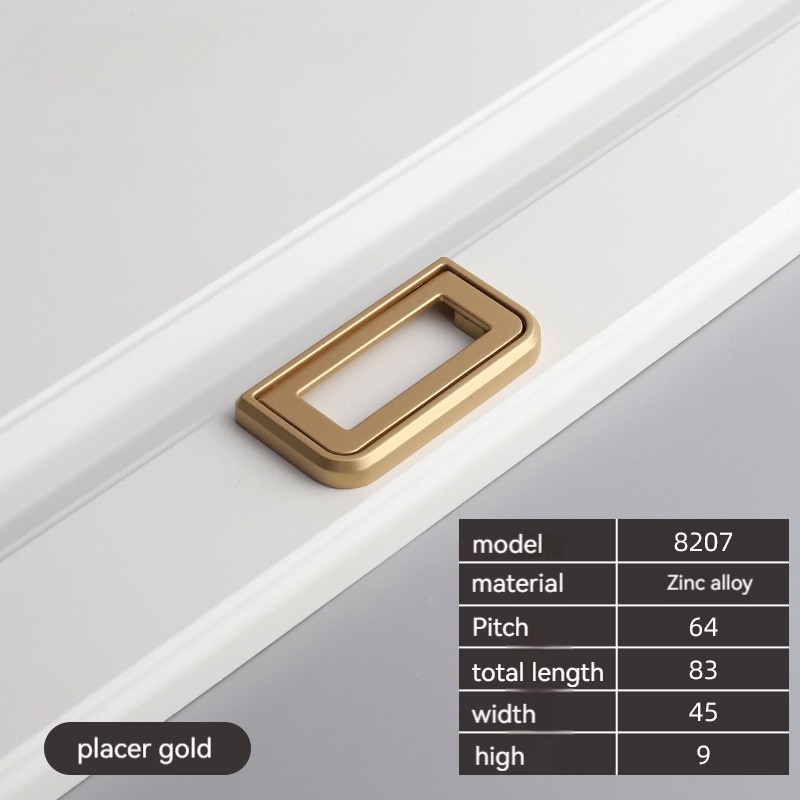 Modern Stye Concealed Buckle Drawer Cabinet Handle Invisible Kitchen ...