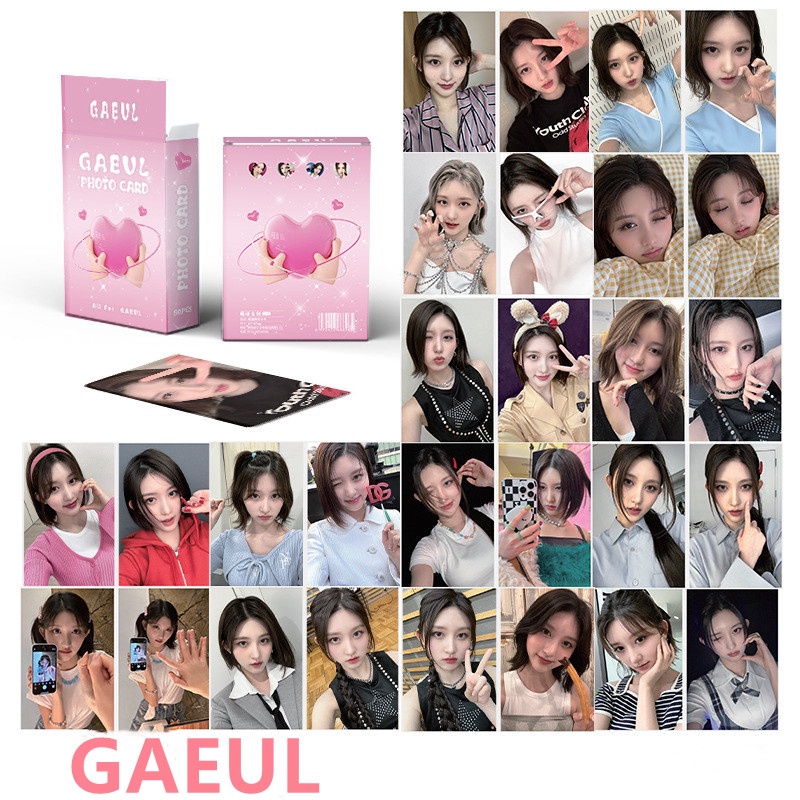 50pcs IVE Hologram Laser Lomo Cards THE 1ST EP MINE Either Way Album ...