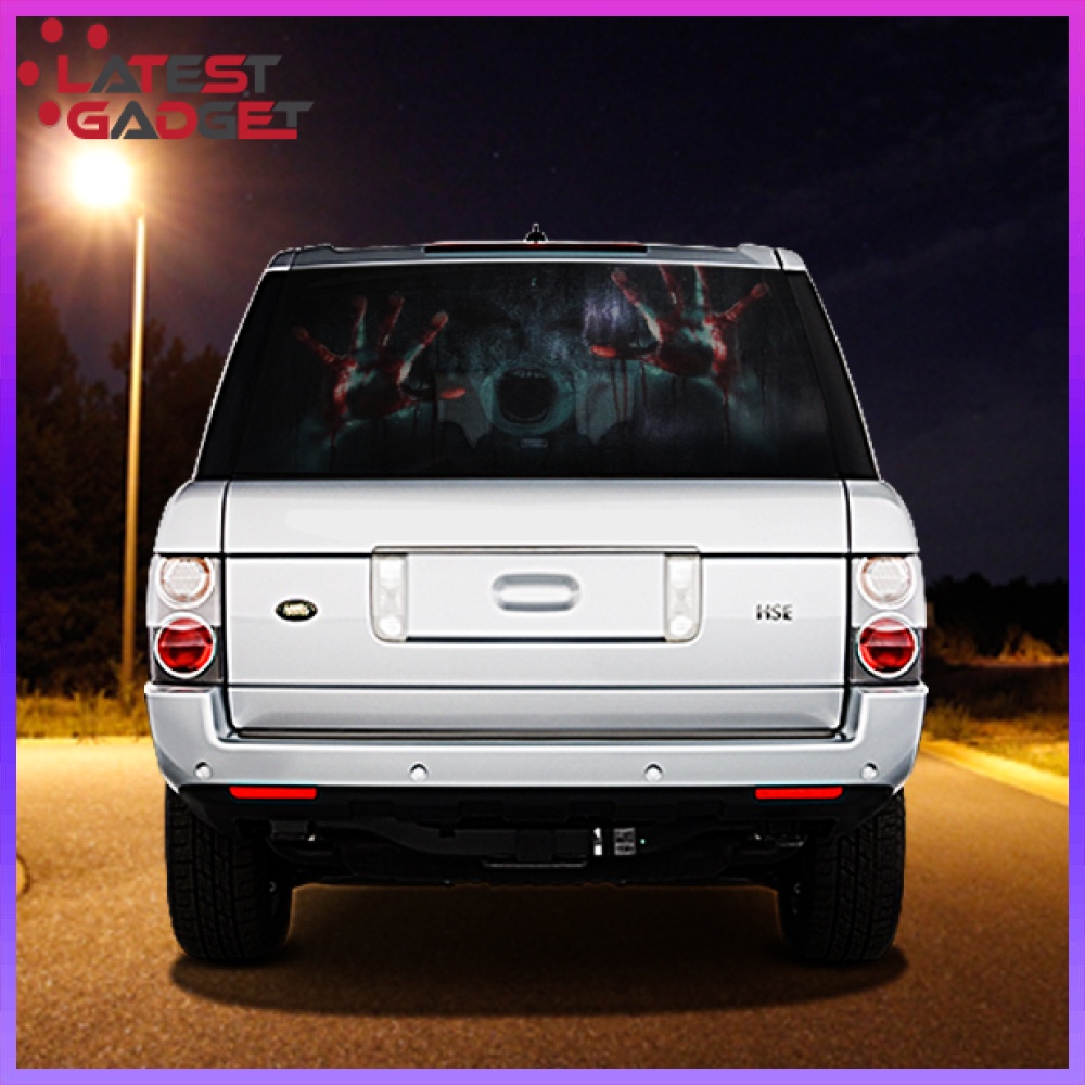 LatestGadget High Beam Scary Car Tint Rear Window Sticker DT07 - Black ...