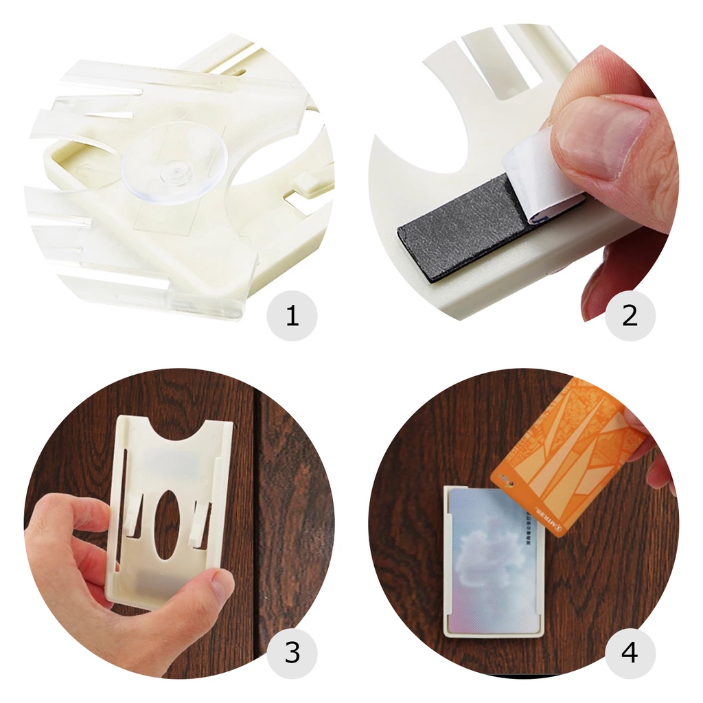 TR Durable Sucker Card Holder for Windshield Glass Tags – Organize Your ...