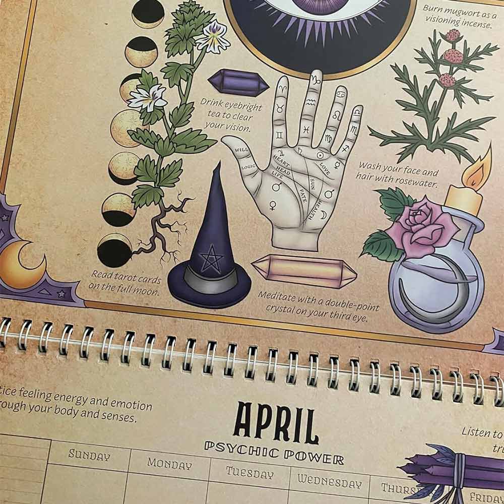 2024 black magic Calendar 2024 Calendar For A Magical | Shopee Philippines