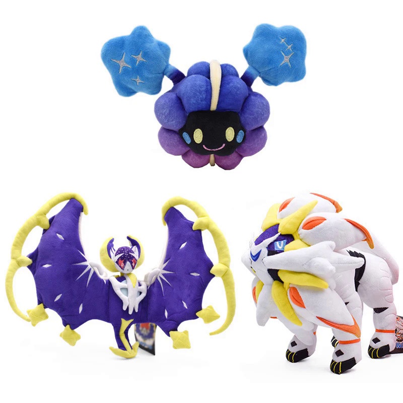 26-53cm Anime Pokemon Sun and Moon Figure Cosmog Solgaleo Lunala God ...