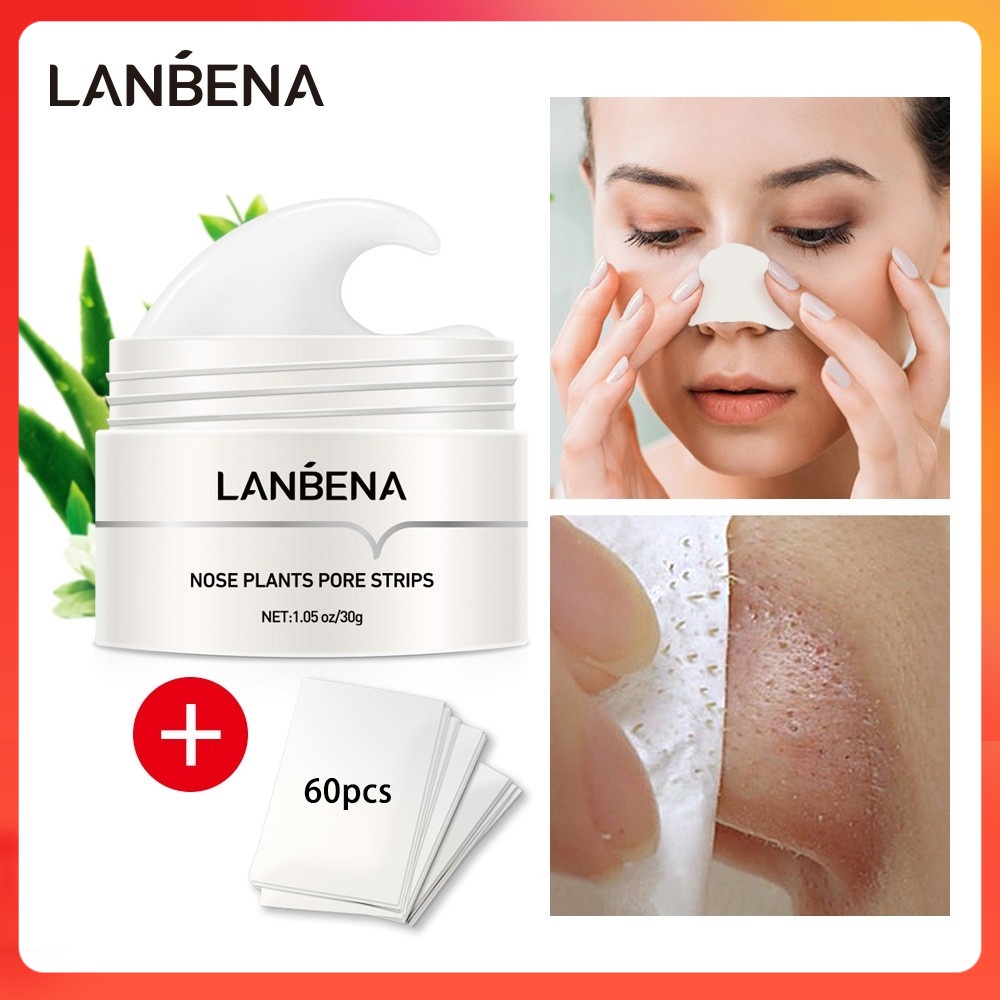 Lanbena Blackhead Whiteheads Remover Mask Facial Peeling Nose Strip ...