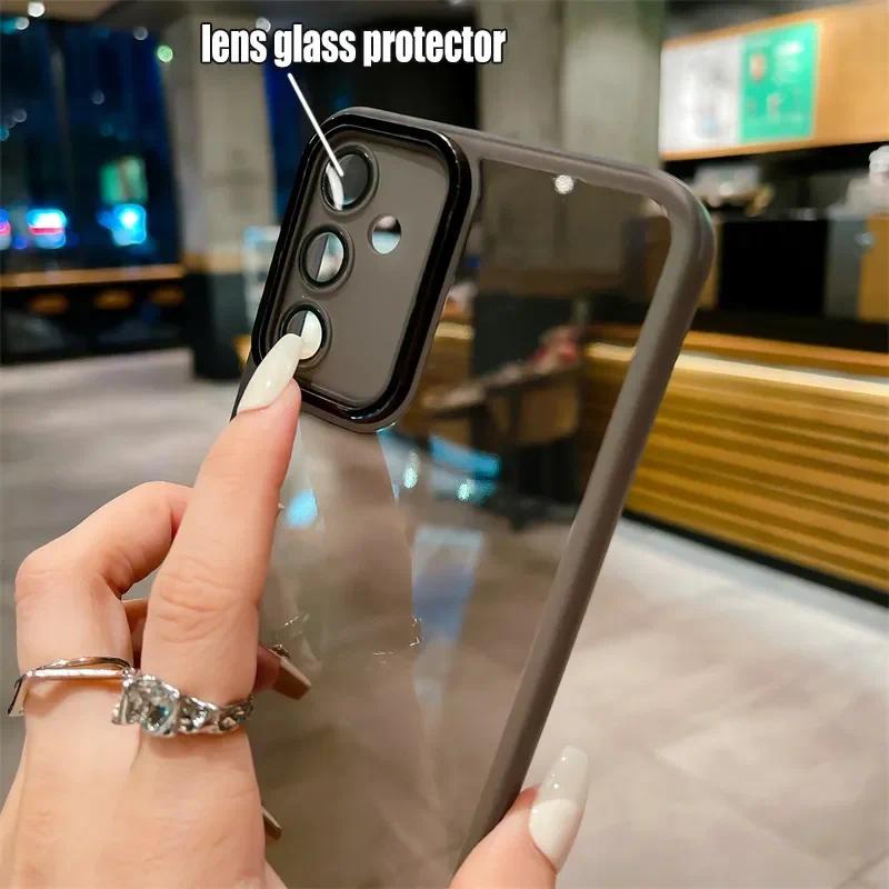 High Quality Transparent Phone Case with Camera Lens Protection for ...