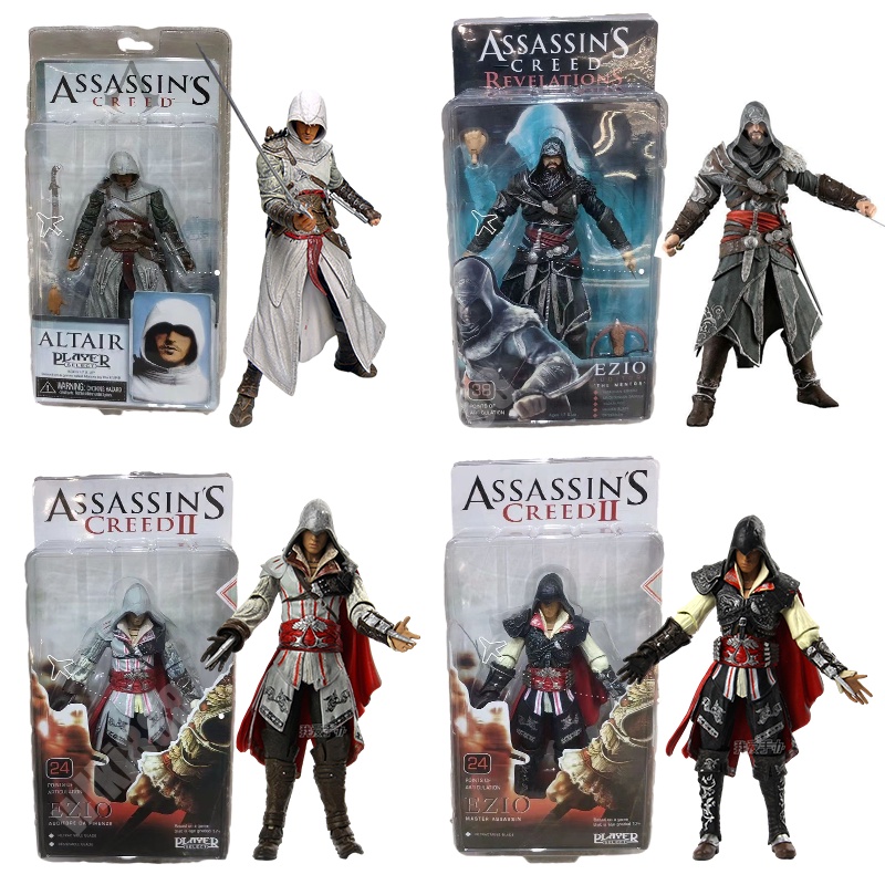 Assassins Creed NECA EZIO Altair Connor Haytham Edward Action Figure ...