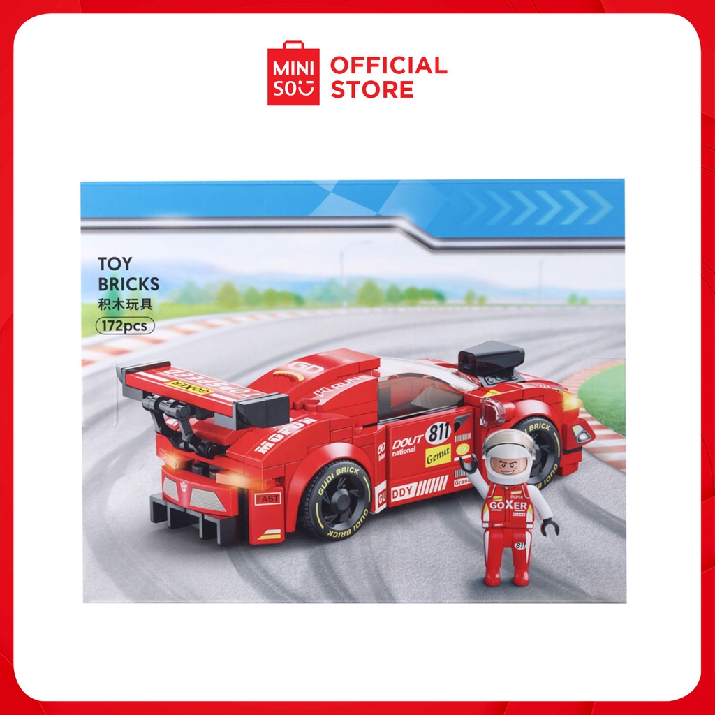 MINISO Building Blocks 10701C (Red Racing Car) | Shopee Philippines
