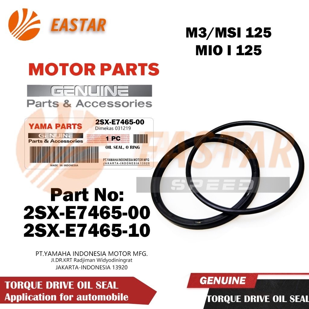 TORQUE DRIVE OIL SEAL & O-RING (M3, MIO I 125) SOLD PER PIECE | Shopee ...