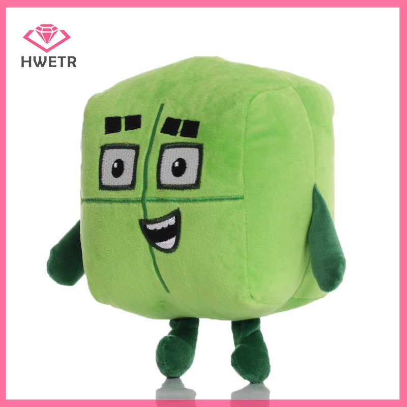 HWETR Cute Cartoon Number Blocks Plush Doll Educational Stuffed Toys ...