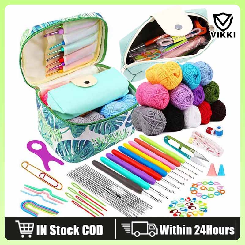 Crochet set for Beginner Crochet Kit Adults Knitting Starter Kit Adults ...
