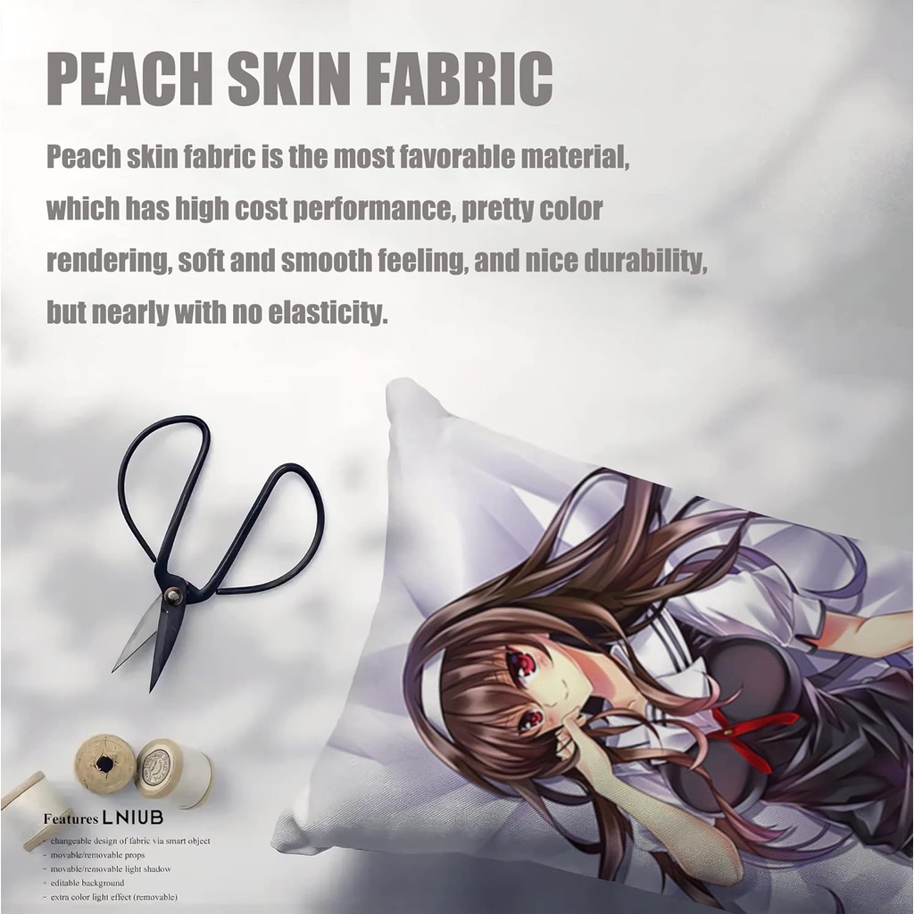 Japanese Anime Sodatekata Utaha Dakimakura Hugging Body Pillow Case ...