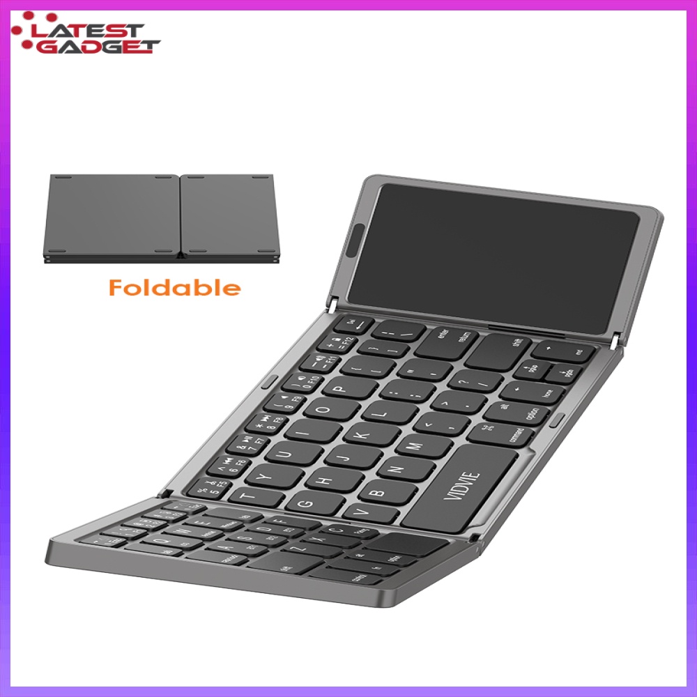 LatestGadget Vidvie KB03 Portable Wireless Folding Keyboard | Shopee ...