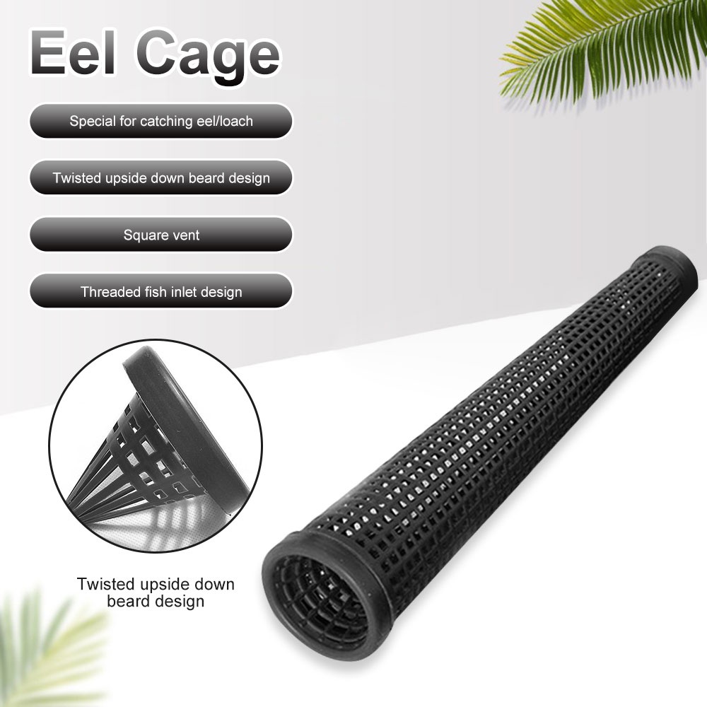 Eel Cage Automatic Eel Cage Plastic Detachable Bait Eel Trap Artifact ...
