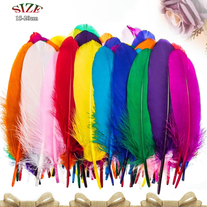 15-20cm hard pole goose feathers Swan feathers Arts and crafts ...