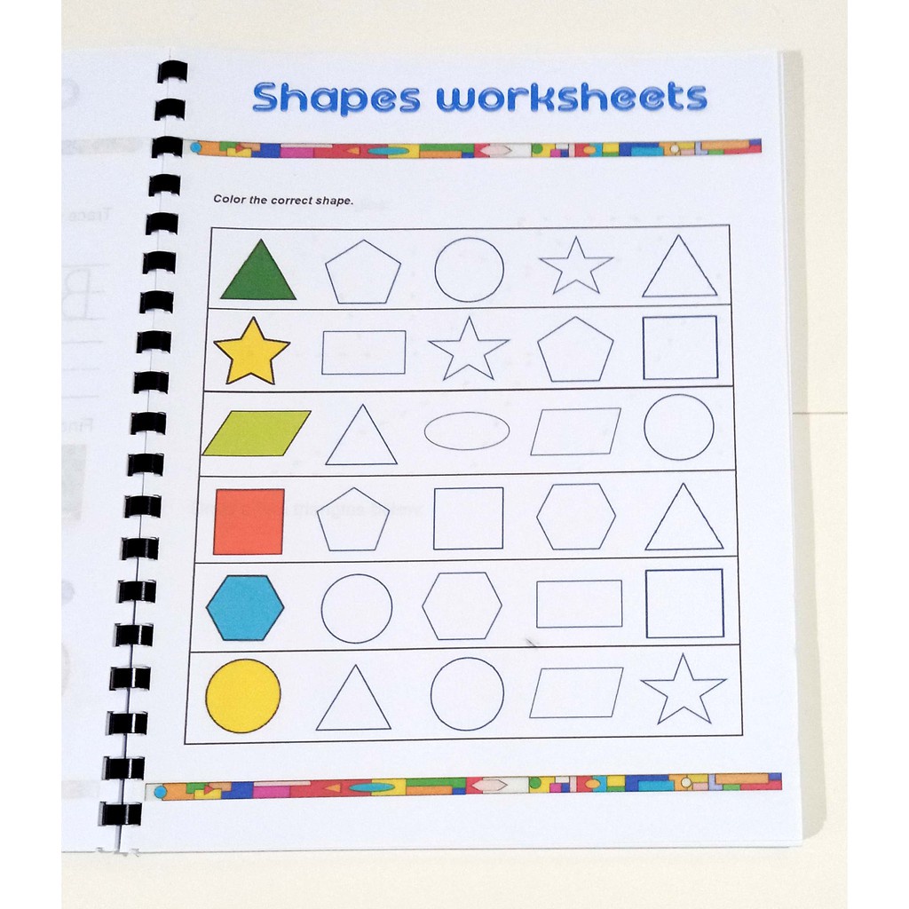 ♞Workbook for Preschool, Kindergarten, Activity Workbook (90 Pages ...
