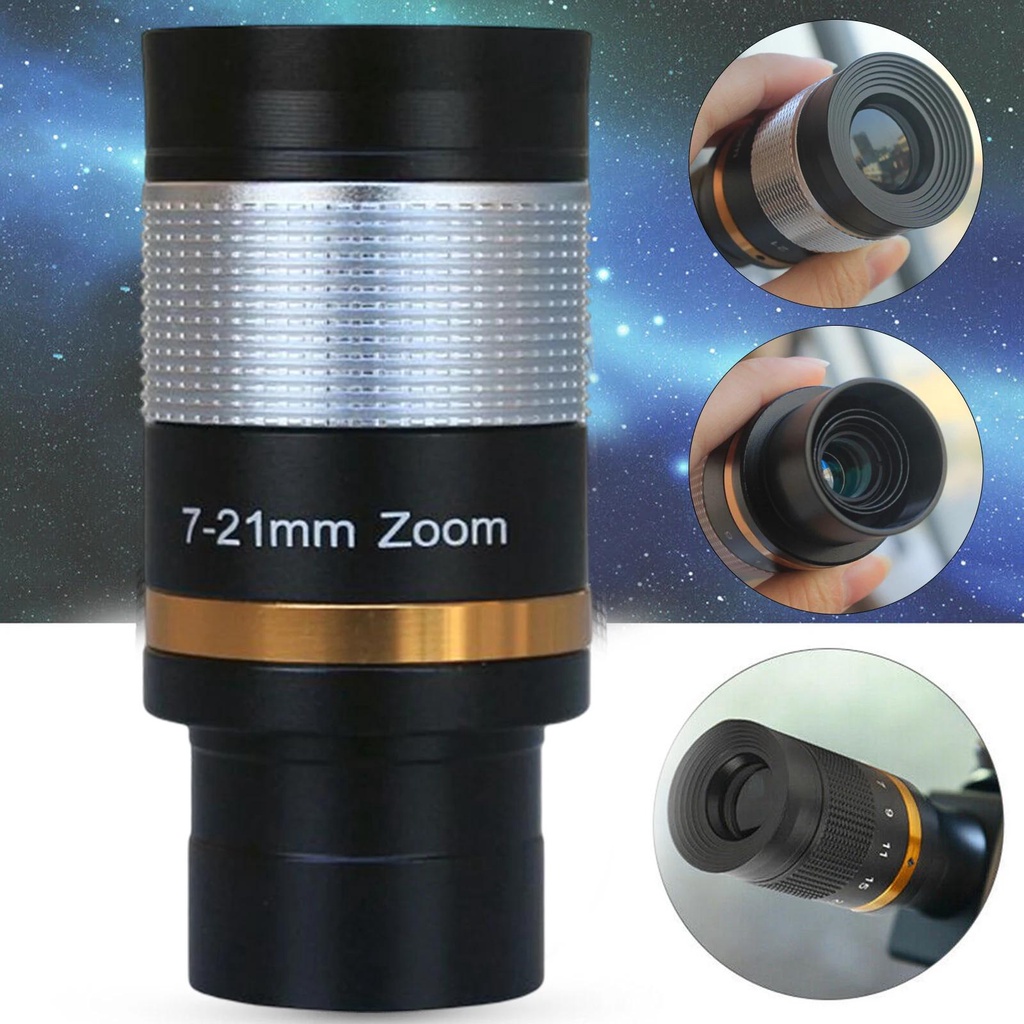 Zoom Eyepiece 7-21mm Telescope Astronomic Professional Parts All Metal ...