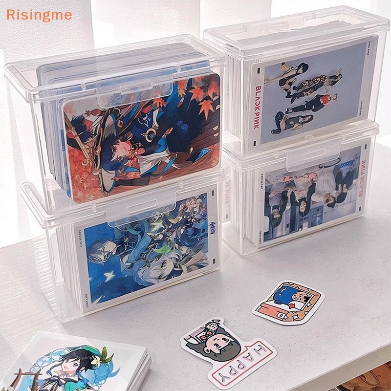 [Risingme] INS Transparent Plastic Storage Box 3 Inch Photocards Small ...