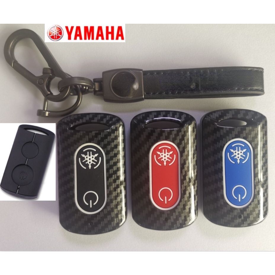 1PCS [NEW] Yamaha XMAX AEROX NVX NMAX Remote Key Carbon Fiber Case ...