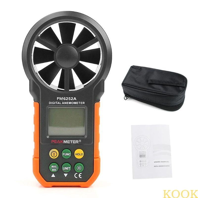 koolkool HYELEC MS6252A Digital Air Speed Anemometer Air Volume Air ...