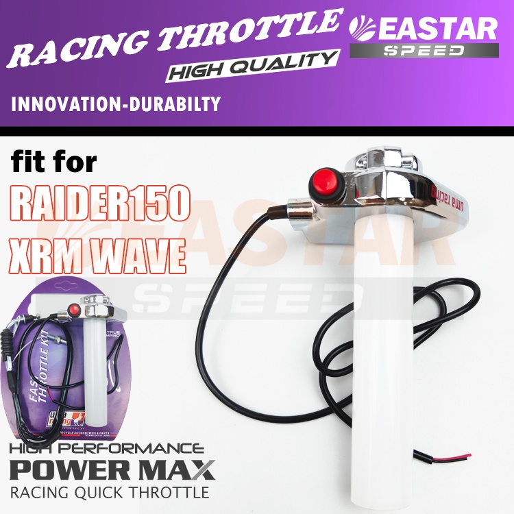 Racing Quick Throttle Universal with Cable Carb Type Only Raider 150 ...