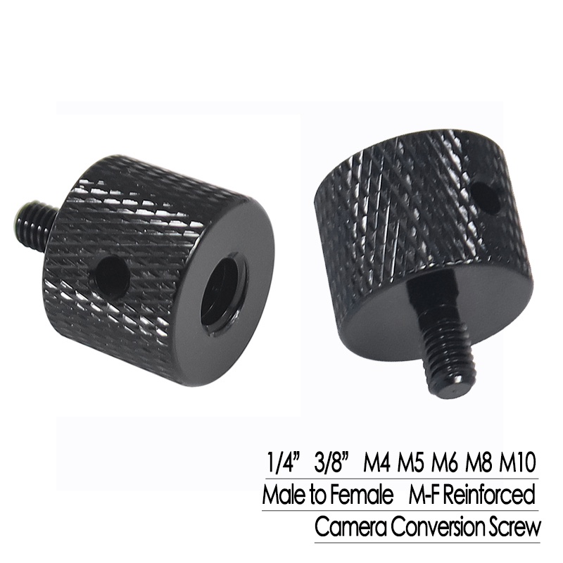 Reinforced Camera Conversion Screw 1/4 inch 3/8 M4 M5 M6 M8 M10 Male to ...