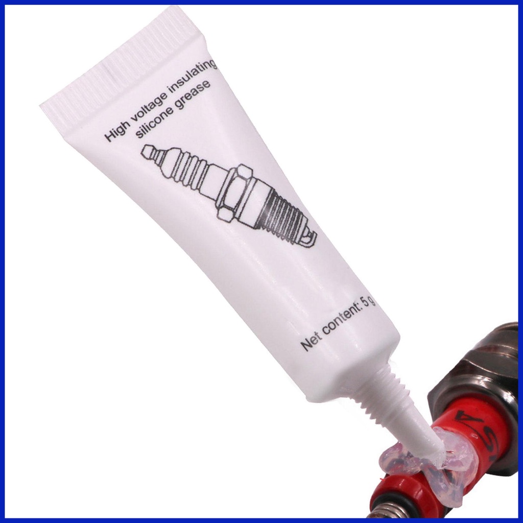 Spark Plug Grease 5g Dielectric Grease Waterproof Super Lube Silicone ...