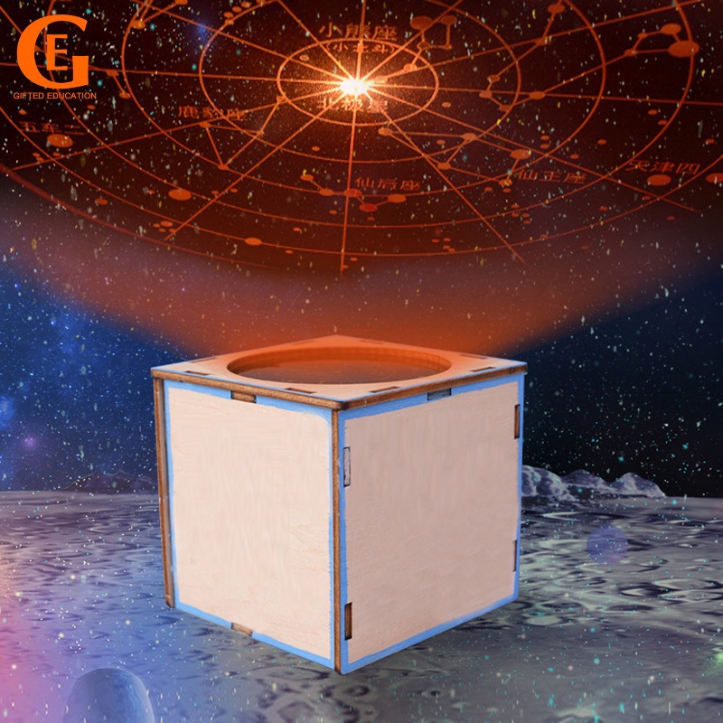 GIFTED EDUCATION DIY Starry Sky Lamp Wooden Constellation Projection ...