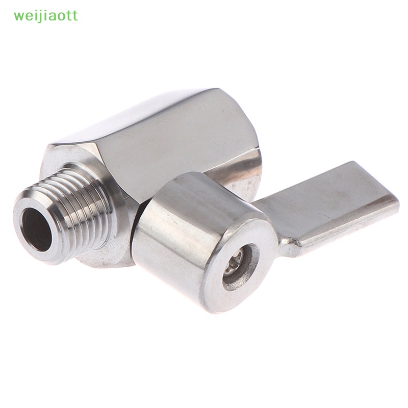 weijiaott Stainless Steel 304 Ball Valve 1/4" Inch NPT Male X Female ...