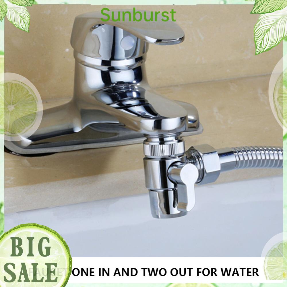 3 Way Sink Splitter Diverter Valve Copper Faucet Valve for Shower/Sink ...