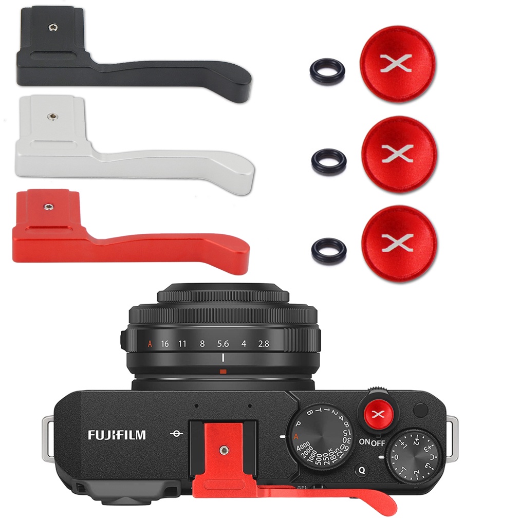 X100V Metal Thumbs Up Grip Thumbs Up Grip Hand Grip + Shutter Release ...