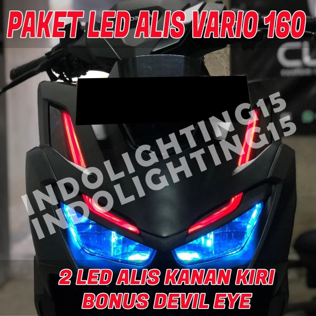 Vario 160 Eyebrow Lights No Spots BONUS DEVIL EYES Eyebrow Lights DRL ...