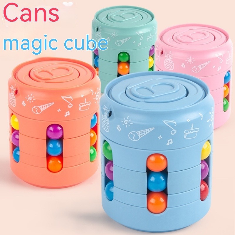 KIds Toys Rubix Cube Toys Coke Bottles Magic Cube Beans Rubik's Cube ...