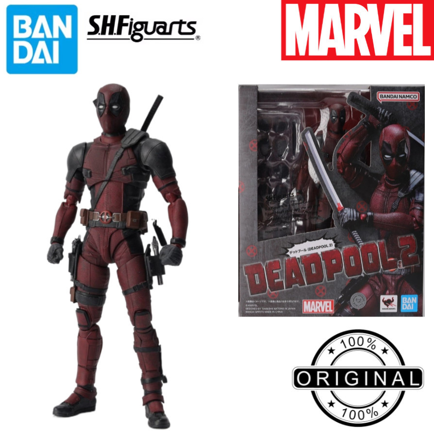 【In Stock】Bandai S.H.Figurarts Shf Marvel Universe Deadpool 2 Action ...