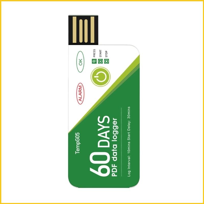 SPT Disposable Temperature Recorder USB White with 60 Days Monitoring ...