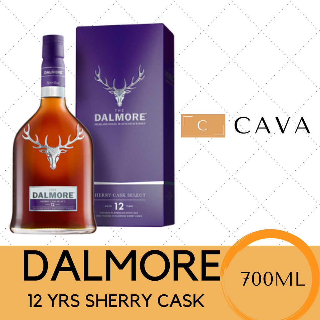 Dalmore 12 Year Old Sherry Cask Select Highland Single Malt Scotch ...