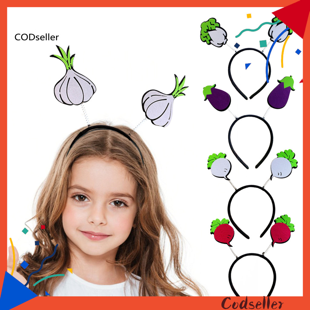 CODS Vegetable Headband Children Headband Adorable Vegetable and Fruit ...