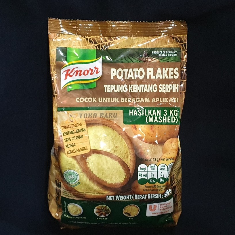 Knorr Potato Flake Mashed Potato Contents 500gr | Shopee Philippines