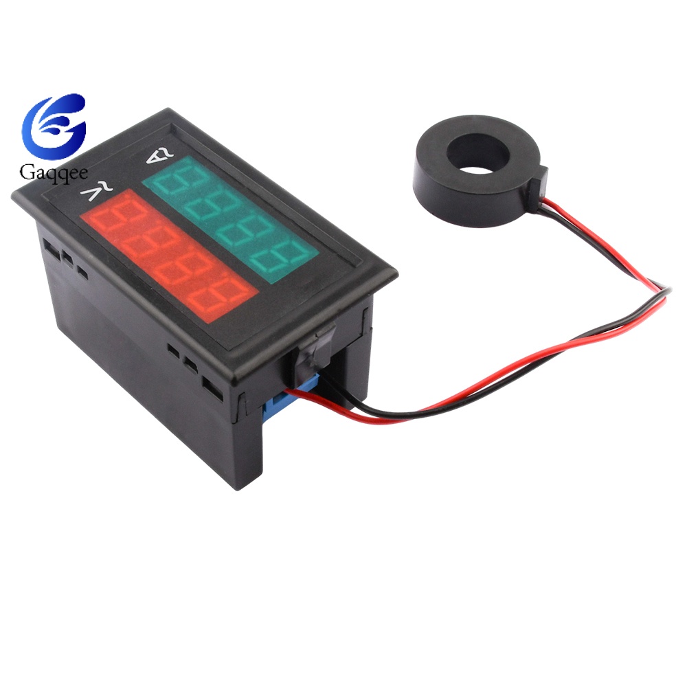 GAQQEE Volt Amp Meter 300V 100A Voltmeter Voltage and Current Meter ...