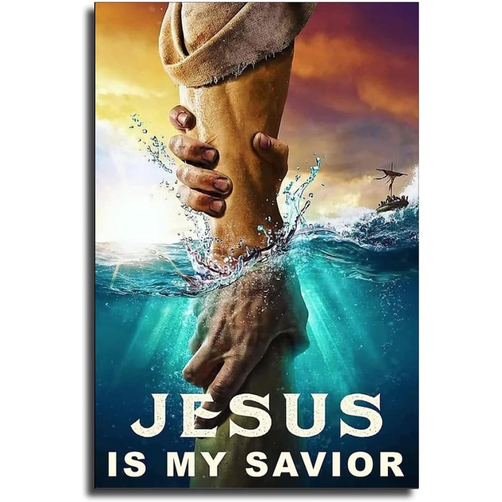 Jesus Is My Savior Christians Home Decor Give Me Your Hand Hand Of ...