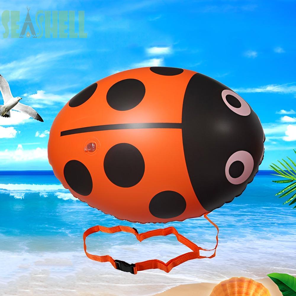 PVC Swim Float Bag Inflatable Ladybug Swimming Buoy Lifebelt Floating ...