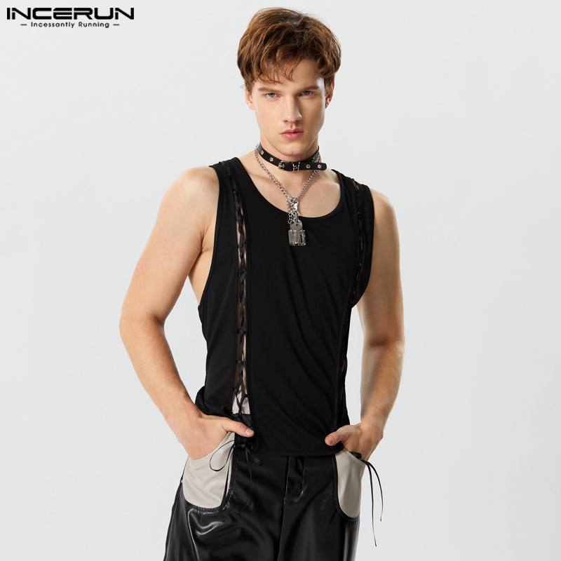 INCERUN Men's Tight Elastic Vest | Shopee Philippines