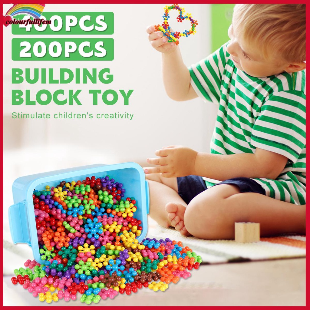 200/400Pcs Building Block Connect Interactive Early Learning Toy for ...