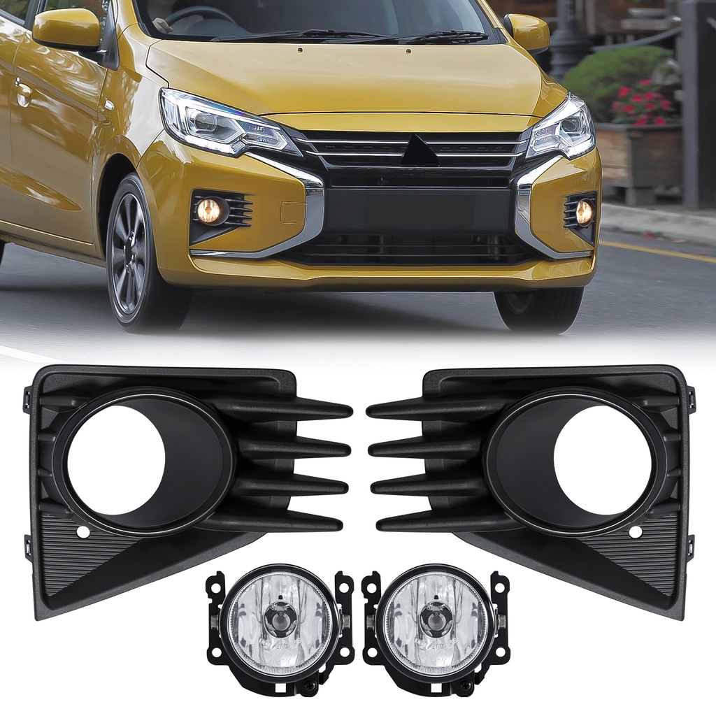 Car Front Halogen Fog Lamp Assembly For Mitsubishi Attrage Mirage 2020 ...