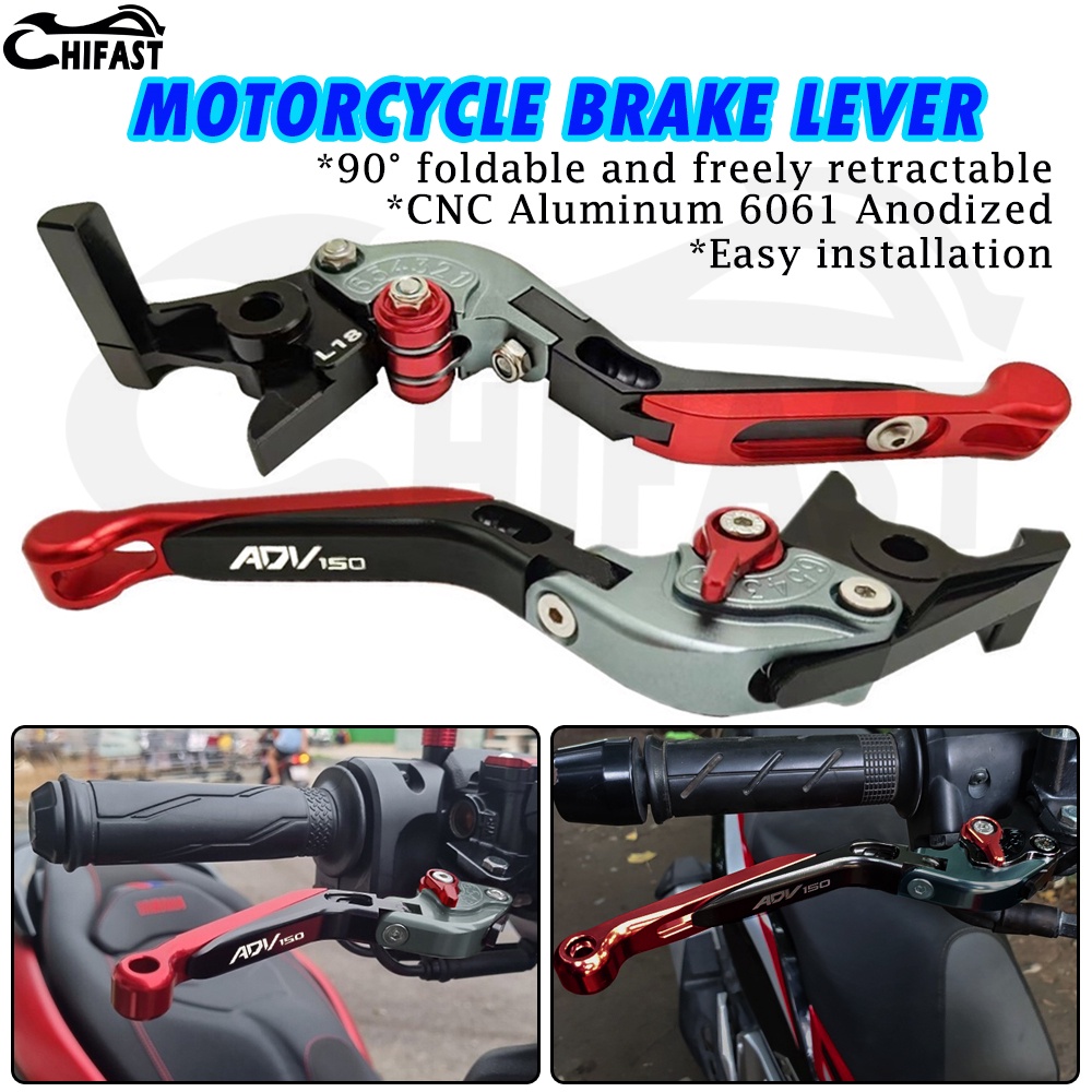 HIFAST Motorcycle Honda ADV 150 Adjustable Brake Lever Modified Folding ...