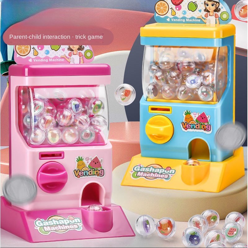 Mini children's gashapon machine/coin-operated candy game machine toy ...