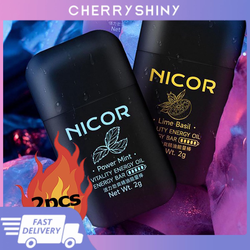 HOT！ [COD]Nicor Inhaler Nose Stick Genuine Mint Nasal Passage Stick ...