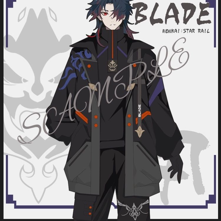 Honkai: Star Rail cos Blade Anime Games periphery Cosplay derive Men's ...