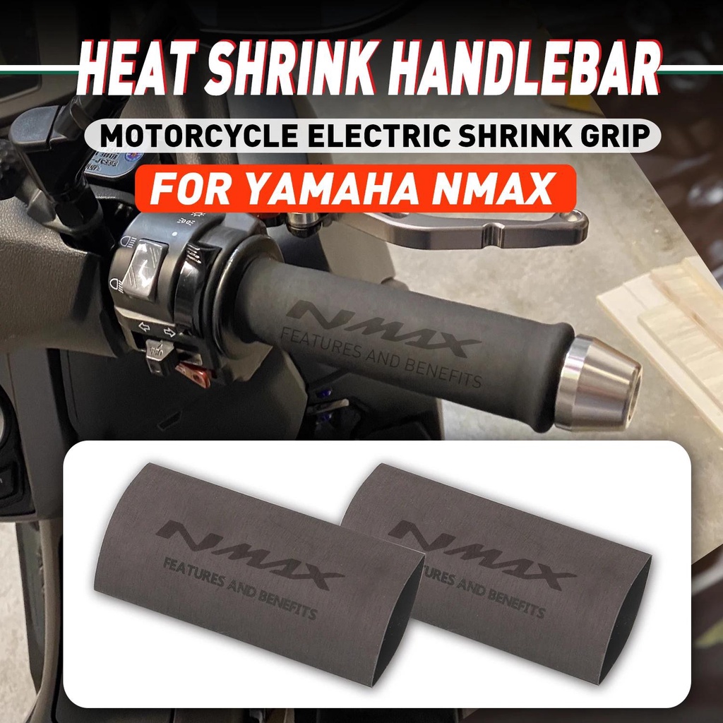 For YAMAHA NMAX155 NMAX160 Motorcycle No-slip Heat Shrink Handlebar ...