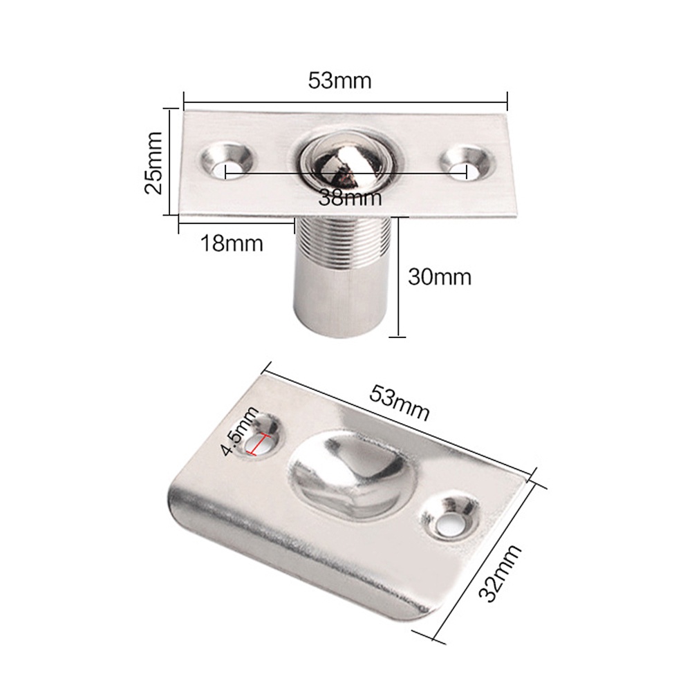 babygoods - Bead Spring Latches Invisible Roller Ball Latches Screw ...