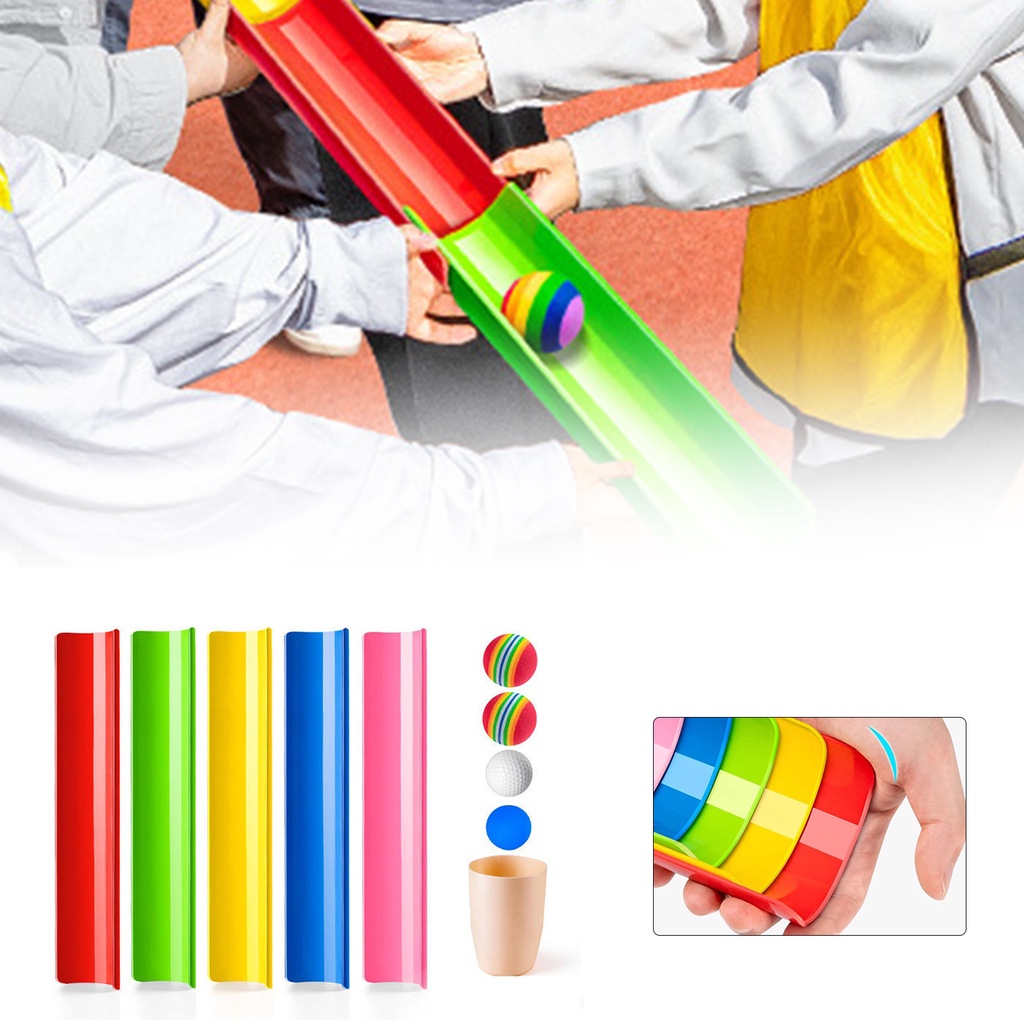 Pipe Pipeline Team Building Activities Kit with Half Pipes Golf Balls ...